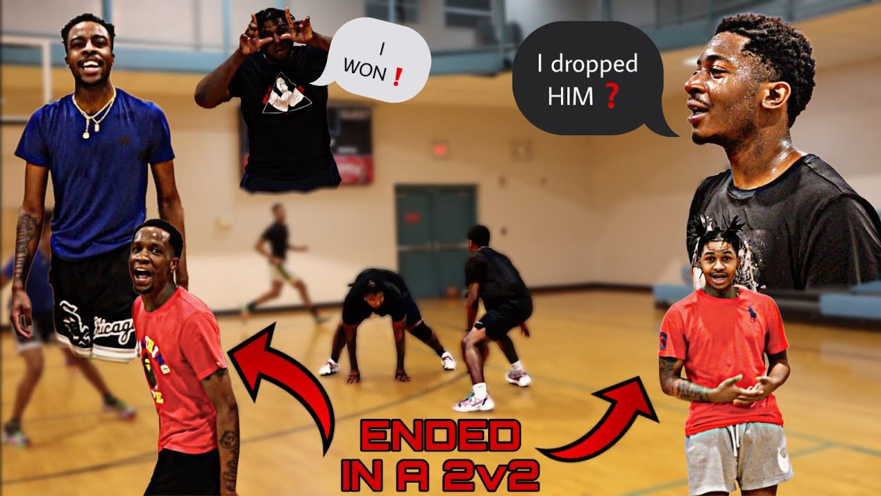 They were going INSANE!!! Trash-talking & Arguing... ENDED in a 2v2 ...