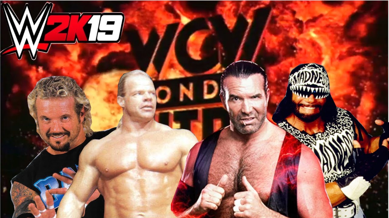 WWE 2K18: DDP & Lex Luger vs Randy Savage & Scott Hall - YouTube