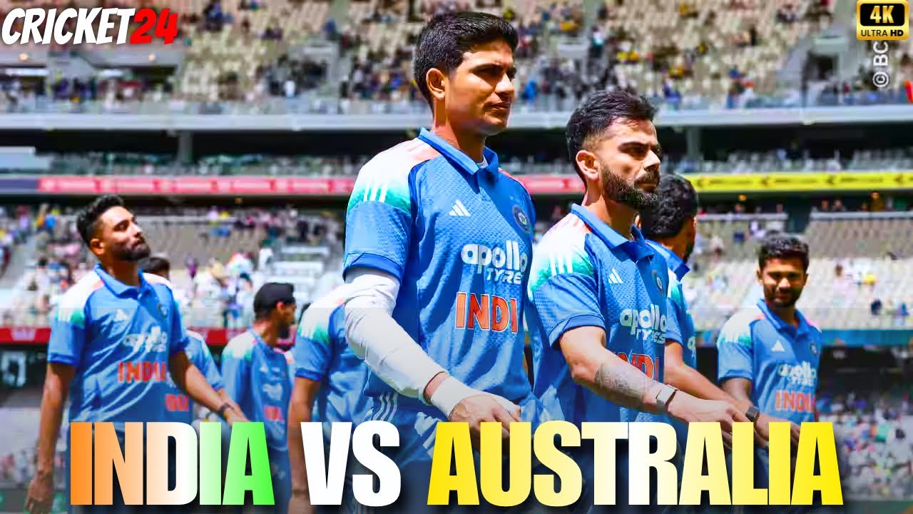 IND vs AUS 3rd ODI LIVE | FULL MATCH CRICKET 24 | BATTLE OF TITANS 🔥 ...