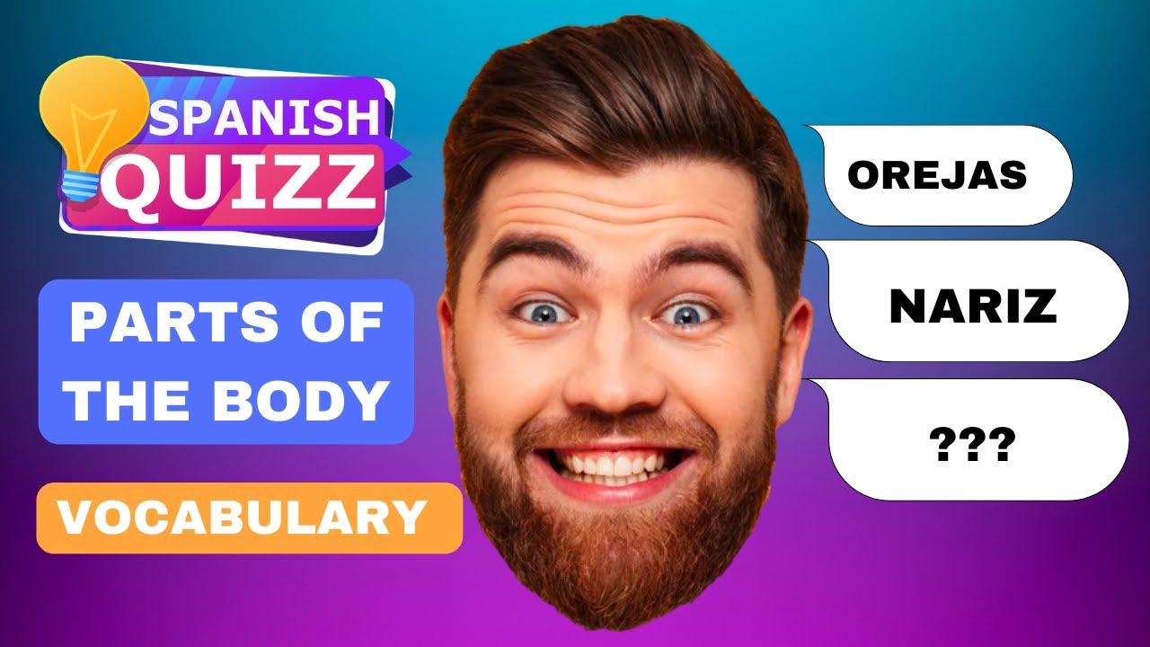 Spanish Quizz - Parts of the body - YouTube