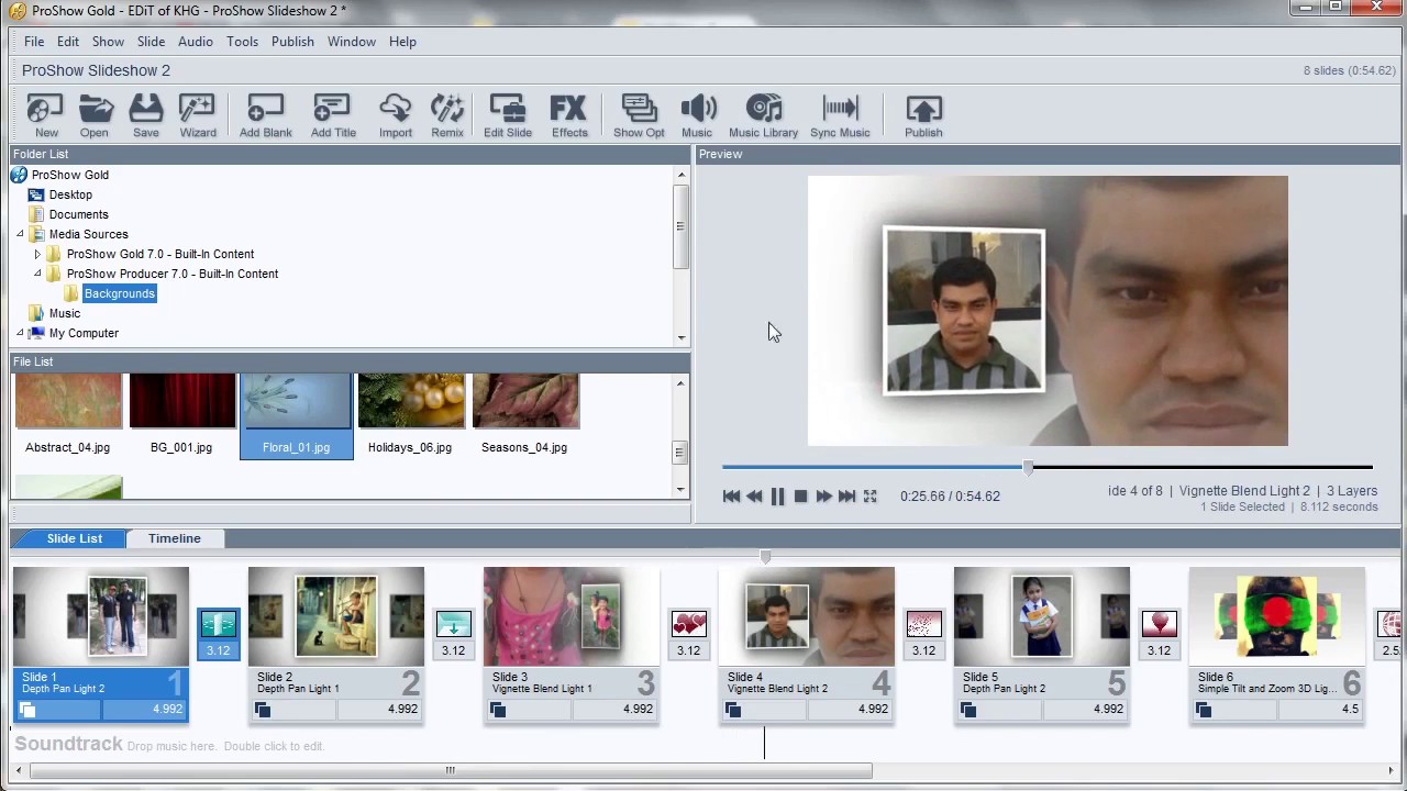 ProShow Gold । How to Create a simple Photo Slide Show । And Make A ...
