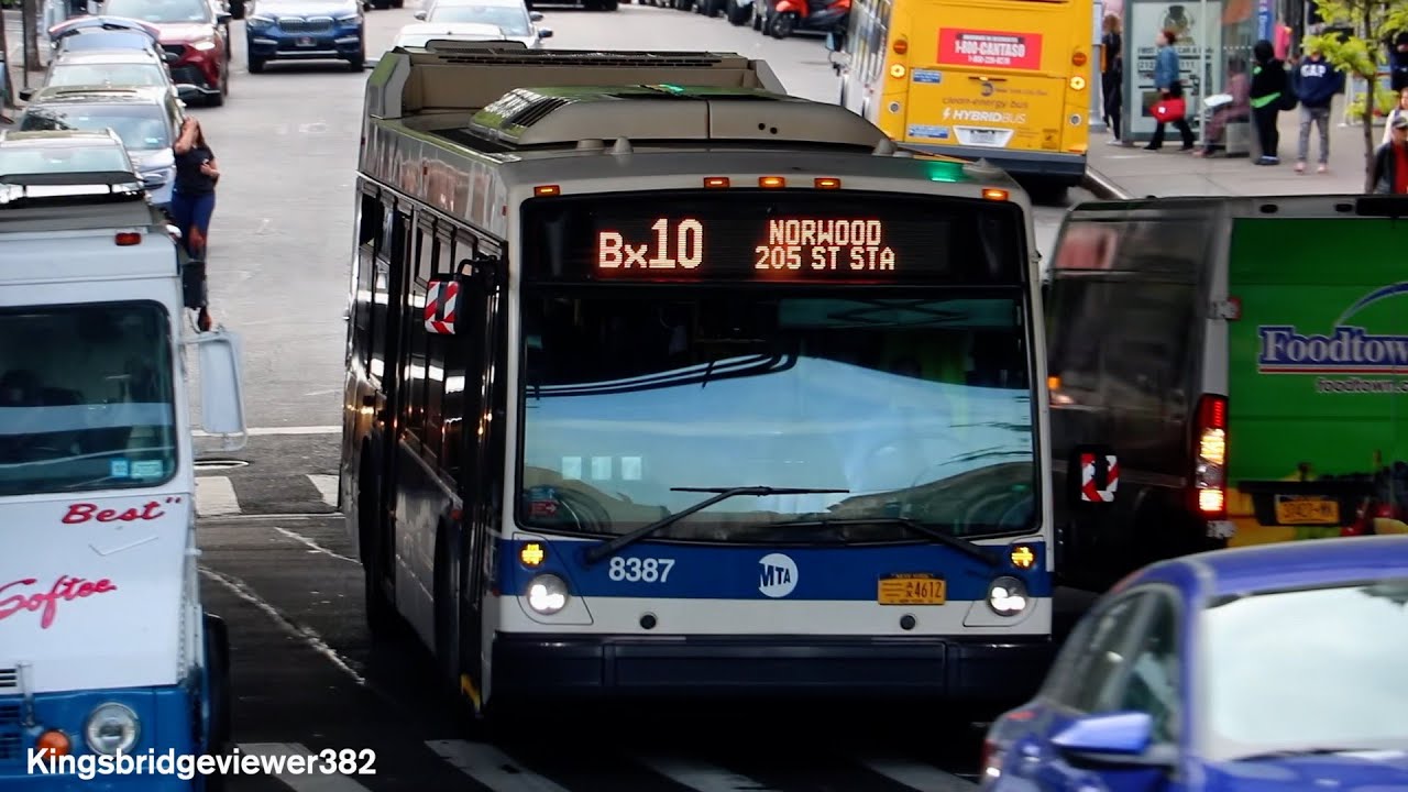 MTA New York City Bus: 2016 Nova Bus LFS 8387 on the Bx10 Bus to ...