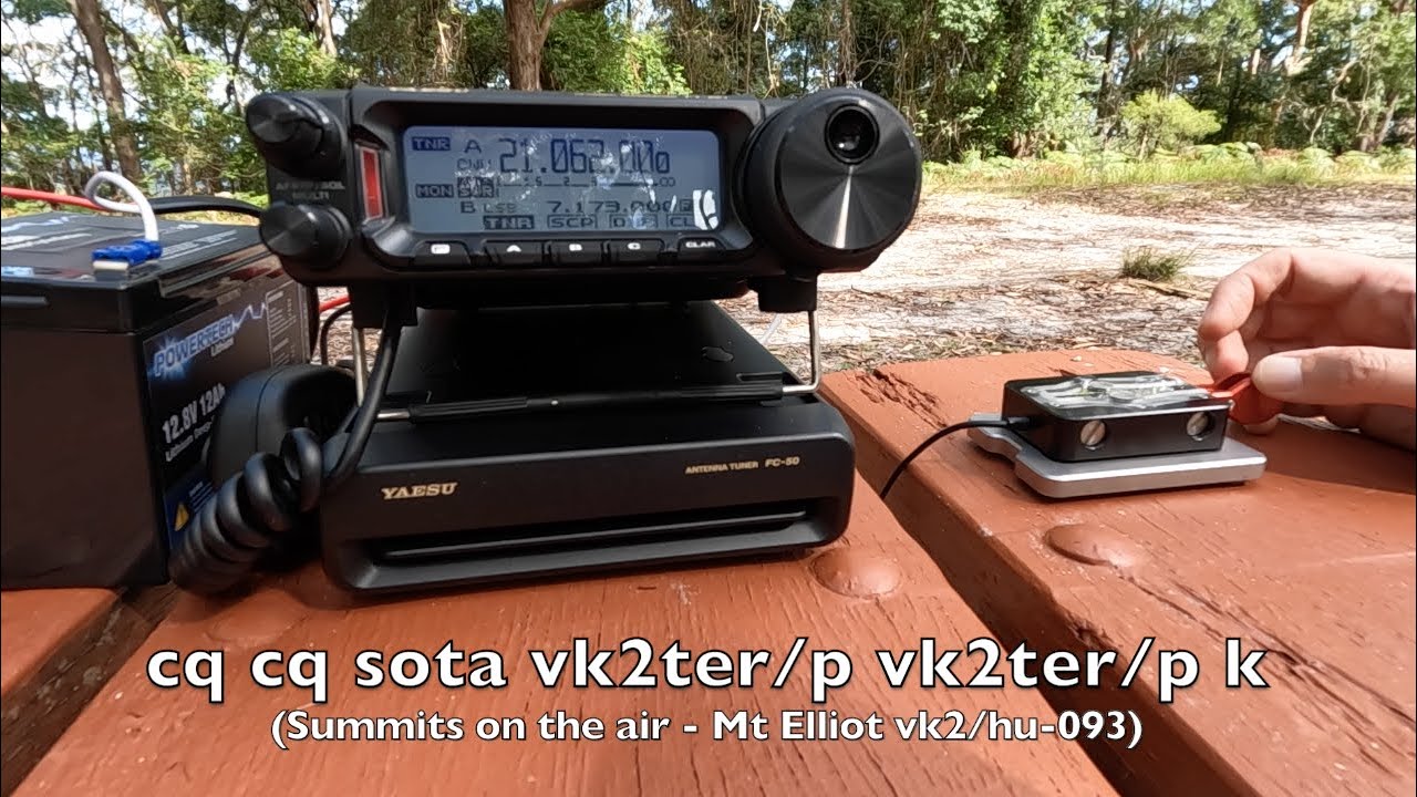 Australia to Japan - CW summits on the air (SOTA) activation - YouTube