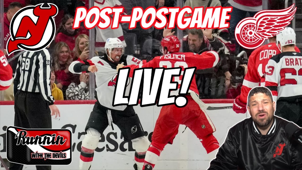 NJ Devils vs. Detroit Red Wings Post-Postgame LIVE! 11/29/24 - YouTube