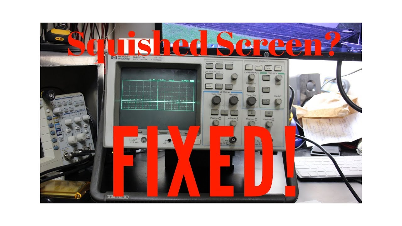 HP 54600 54601 Screen Repair - YouTube