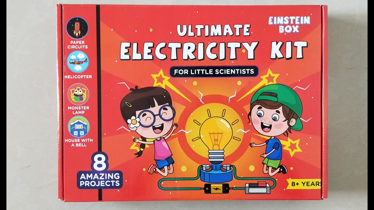 Ultimate electricity kit - Unboxing // experiment kit for kids // - YouTube