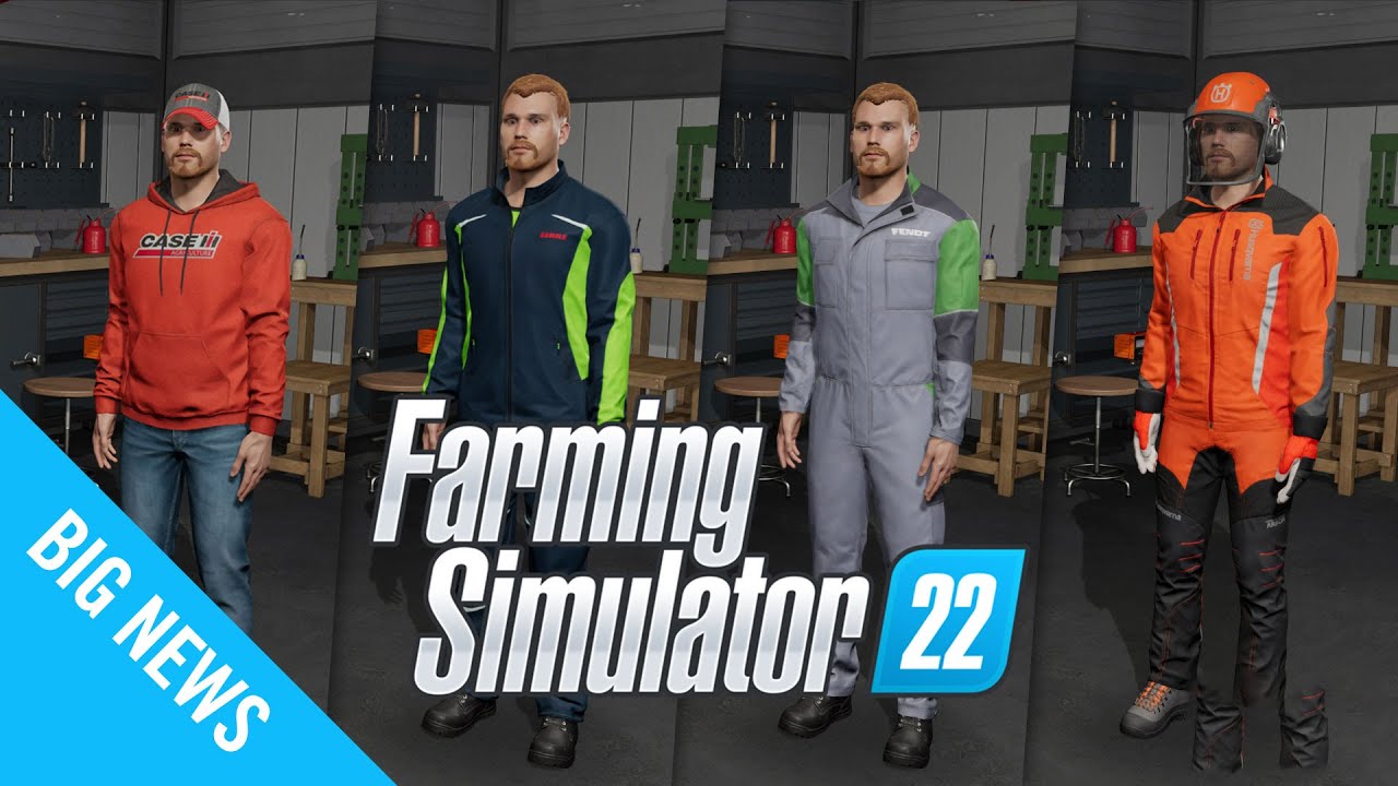 NEW - Farming Simulator 22 Character Customisation Looks Great! - YouTube