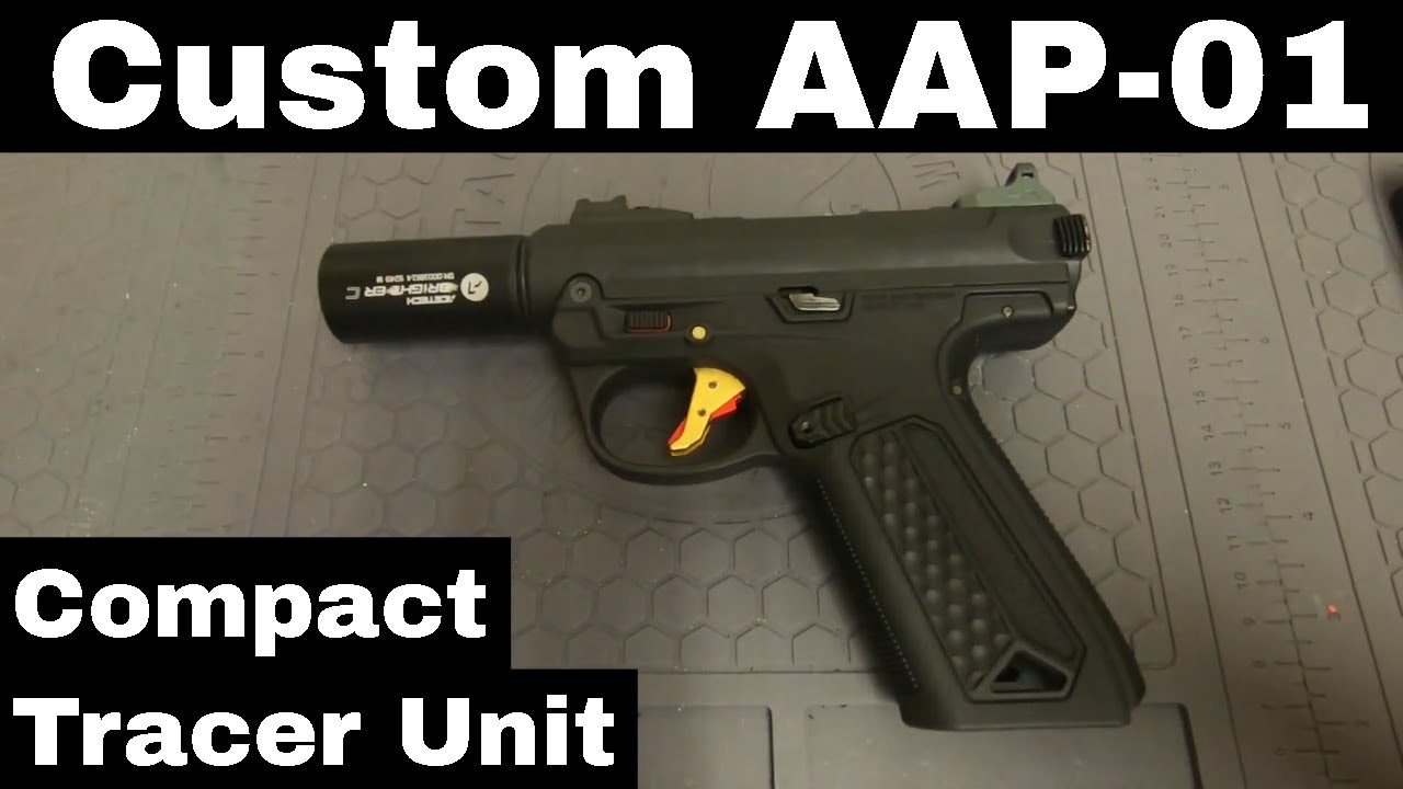 Overview on my short barrel AAP-01 build with integral tracer | Airsoft ...