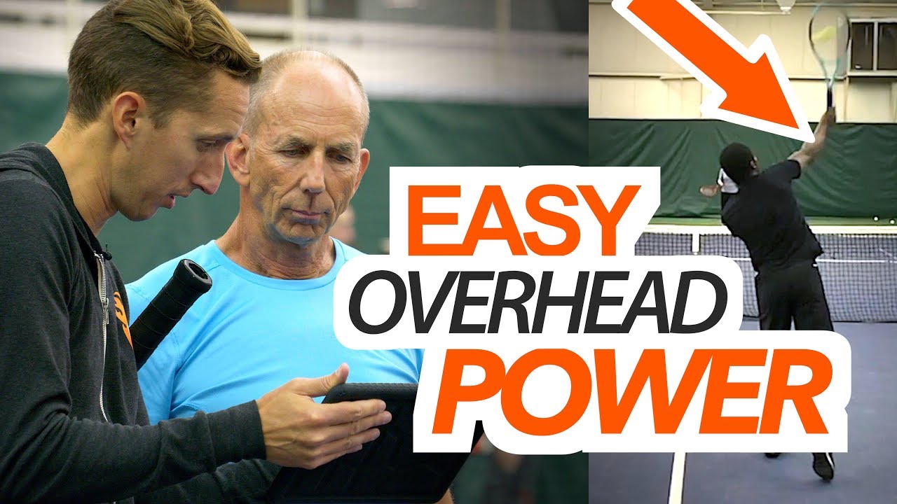 Easy Overhead POWER - tennis lesson - YouTube