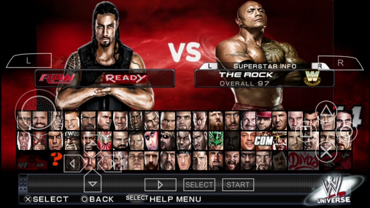 WWE SmackDown vs. Raw 2014 PPSSPP Android Offline Graphics HD - TC ...