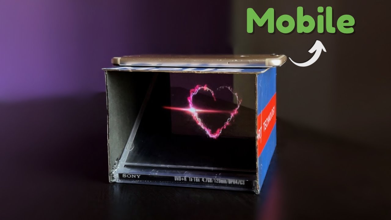 Making a 3D Hologram Box at Home | 3D Hologram Model | Science Project ...