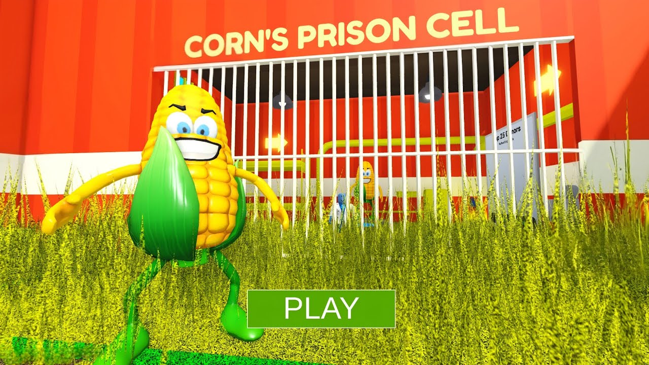 CORN BARRY'S PRISON RUN! OBBY ROBLOX - YouTube