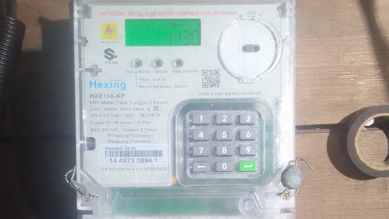 Tutorial Cara Pasang baru KWH meter listrik rumah - YouTube