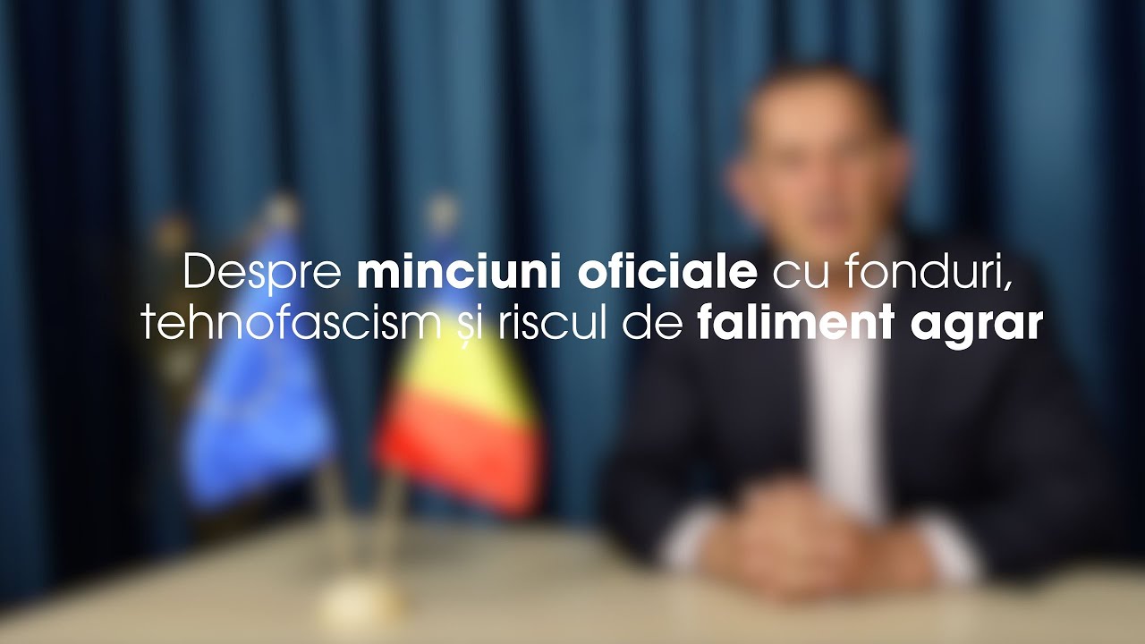 Despre minciuni oficiale cu fonduri, tehnofascism si riscul de faliment ...
