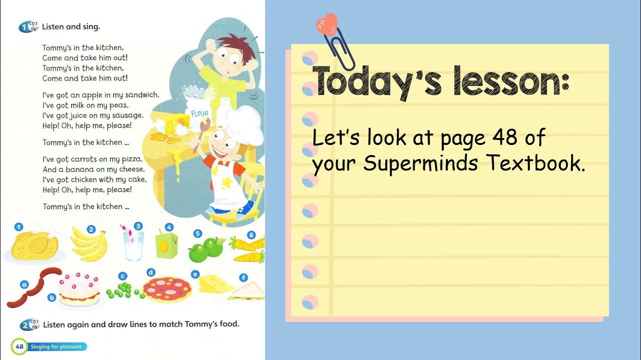 YEAR 1 [ENGLISH] SUPERMINDS TEXTBOOK UNIT 4 LUNCHTIME |READING| - YouTube