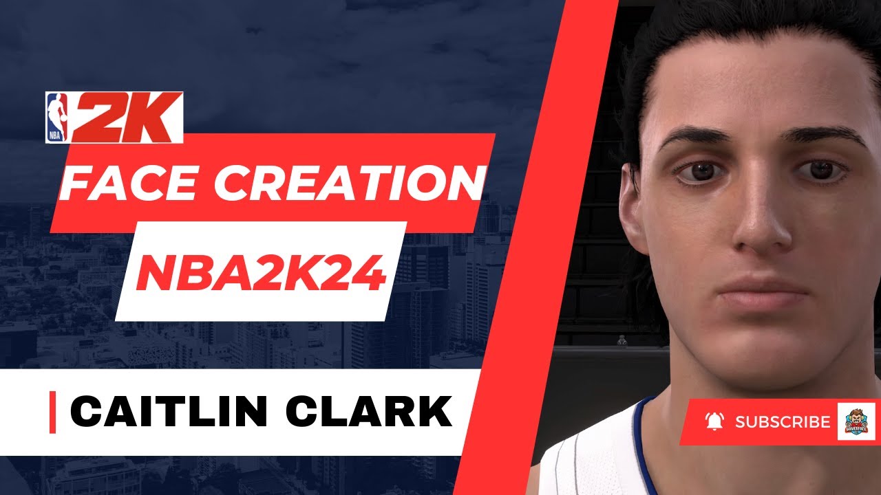 NBA 2K24 Caitlin Clark WNBA Face Creation - YouTube