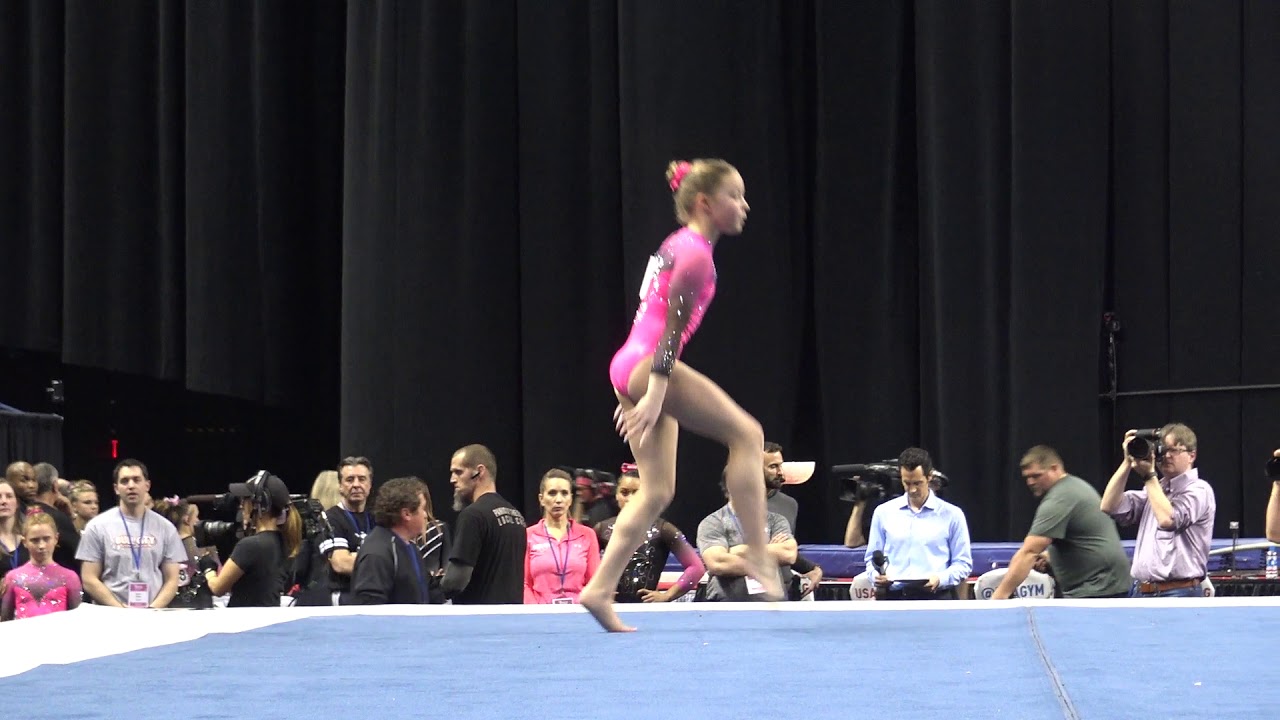 Lily Bruce - Floor Exercise - 2019 Nastia Liukin Cup - YouTube