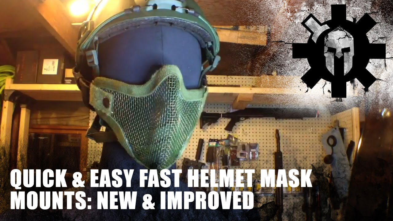 Quick & Easy FAST Helmet Mask Mounts: New & Improved - YouTube