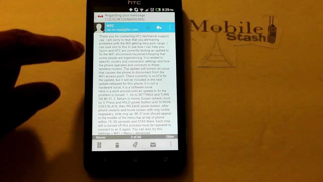 Sprint HTC EVO 4G LTE: HTC Responds to WiFi Issue - YouTube