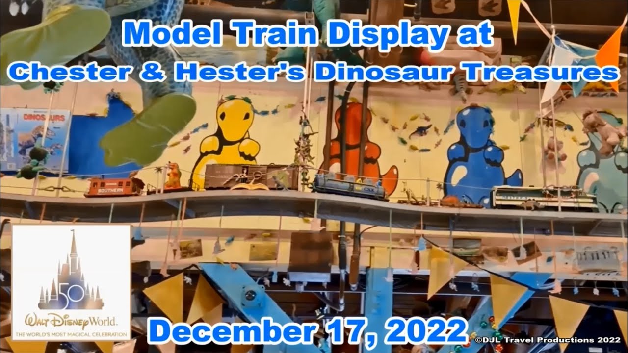 Model Train Display at Chester & Hester's Dinosaur Treasures | December ...