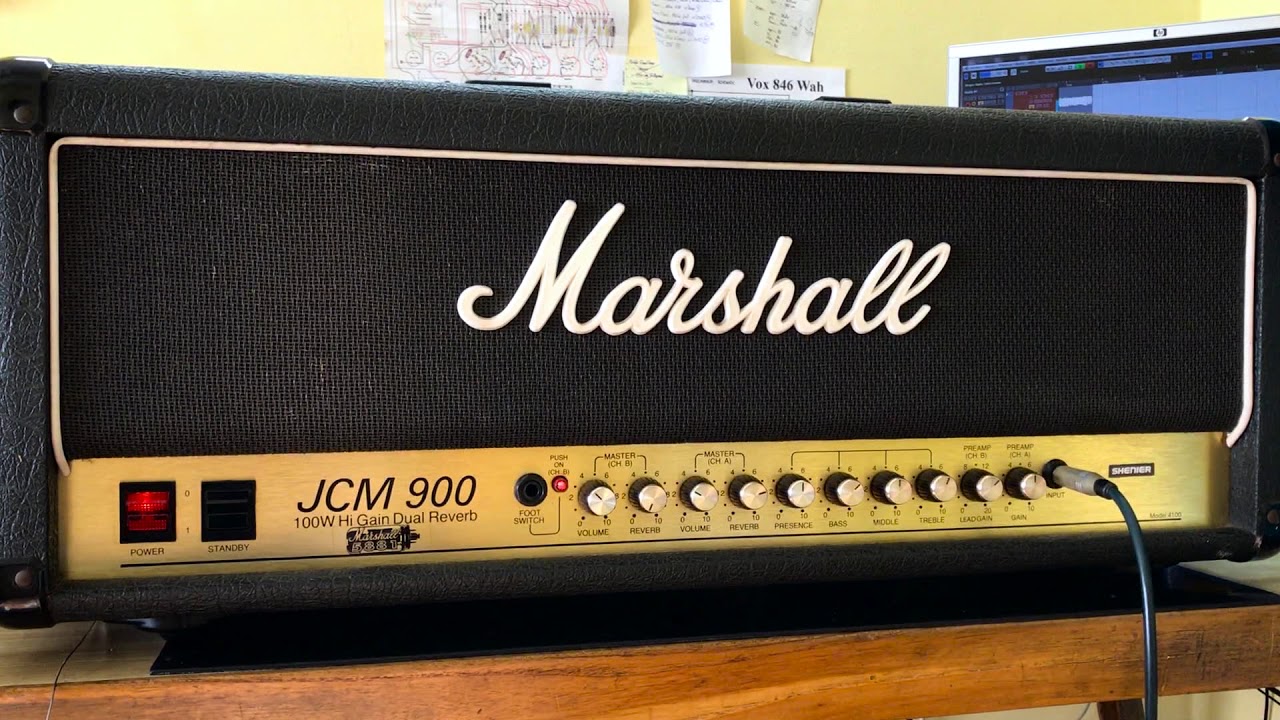 Shenier - Marshall JCM 900 Dual reverb MOD - YouTube