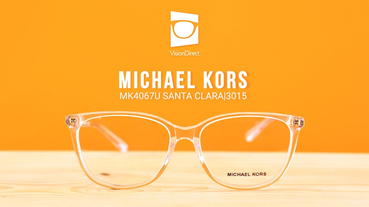 Michael Kors MK4067U 3015 Santa Clara Eyeglasses Short Review - YouTube