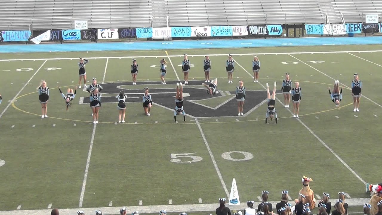 2015 Seneca Valley Varsity Cheer Pep Rally - YouTube