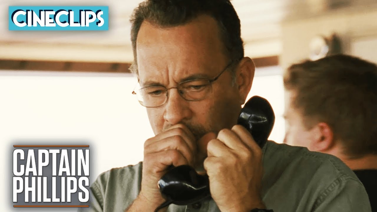 Phillips Tricks Pirates With Warship Call | Captain Phillips ...