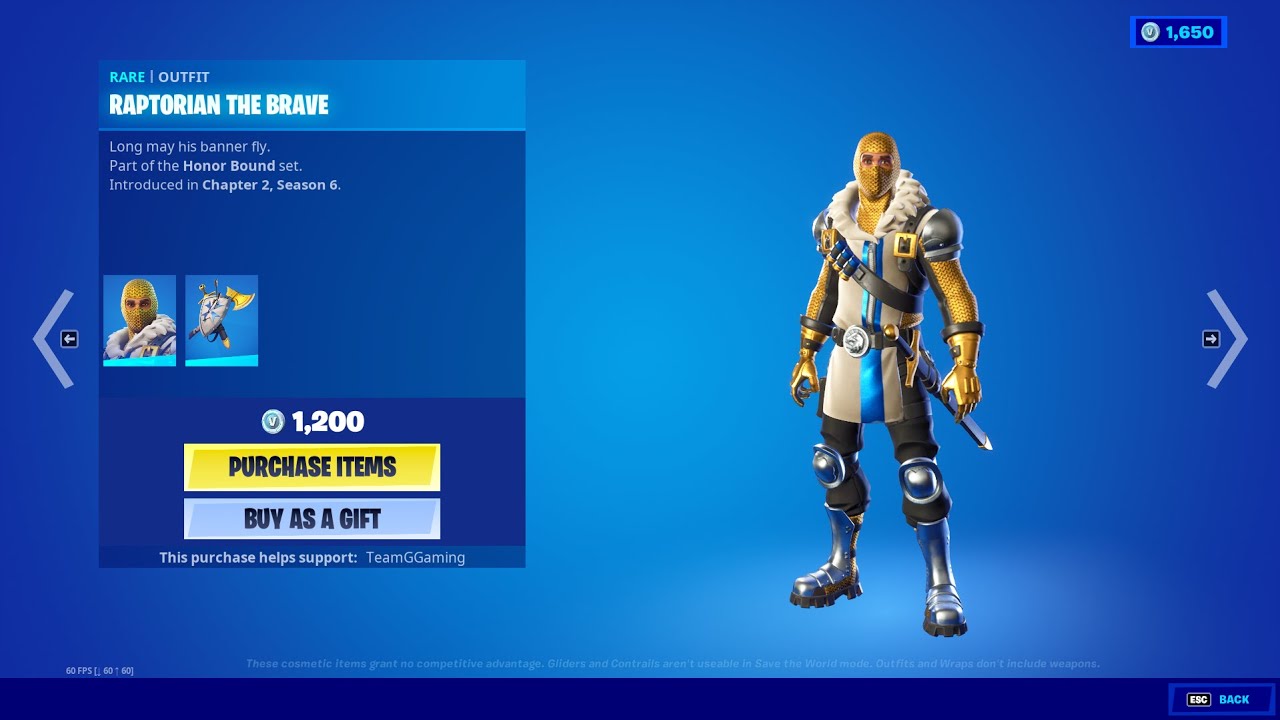 Fortnite Item Shop 5/2/2021 NEW KNIGHT RAPTOR SKIN + BANDERITAX'S ...