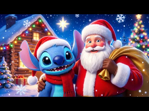 Stitch attend le Père Noël – Chanson de Noël Douce pour Enfants 🎅✨