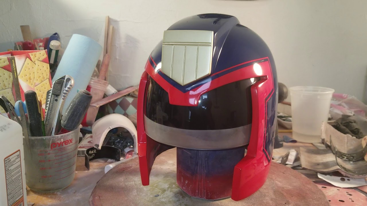 Senior Judge Helmet: Judge Dredd Cosplay - YouTube