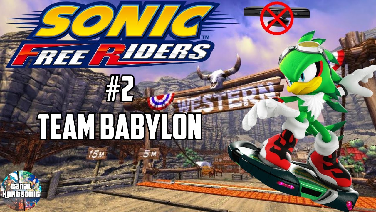 Sonic Free Riders SEM KINECT #2 - Team Babylon - YouTube