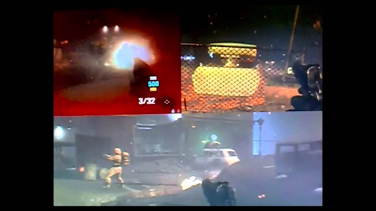Call of Duty Black ops 2 zombies 3 Player Split screen test - YouTube