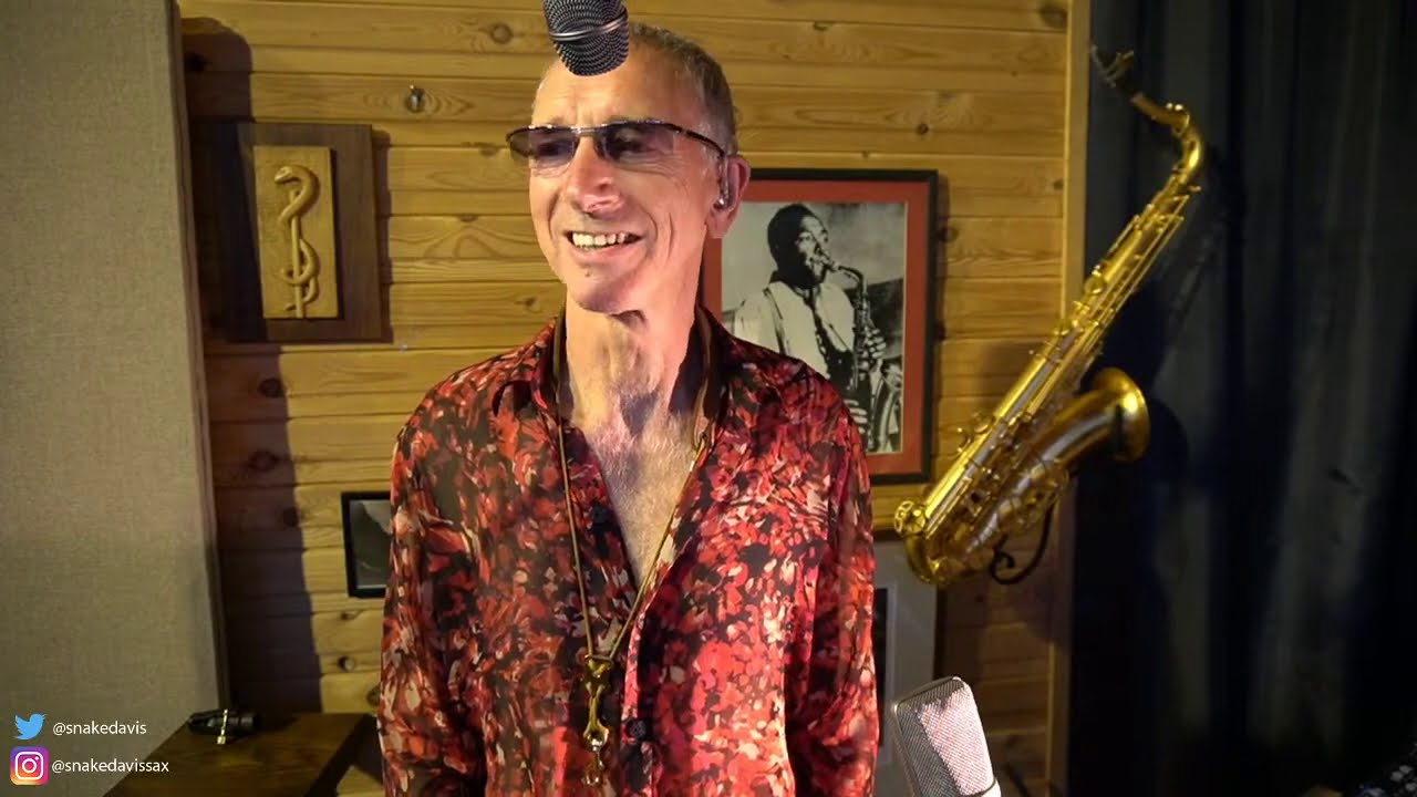Snake Davis locked down sax #55 Staying positive - YouTube