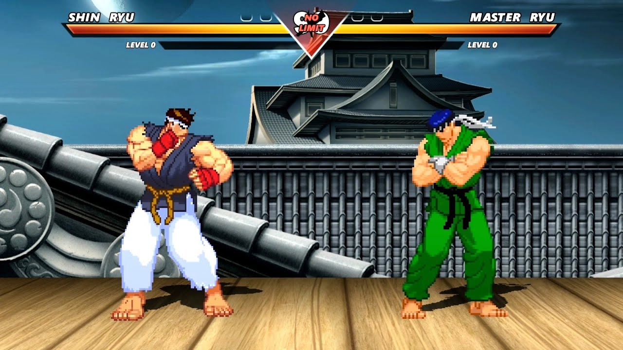 SHIN RYU vs MASTER RYU - Highest Level Insane Fight! - YouTube