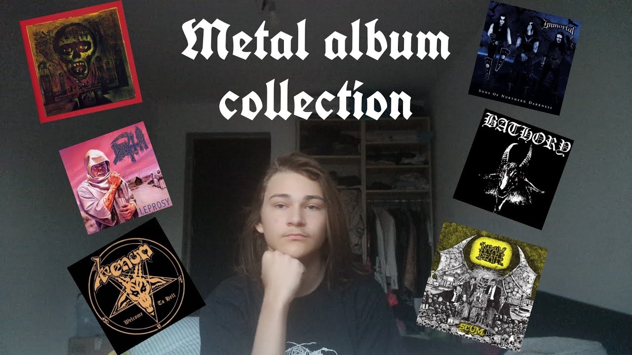 My metal album collection so far - YouTube