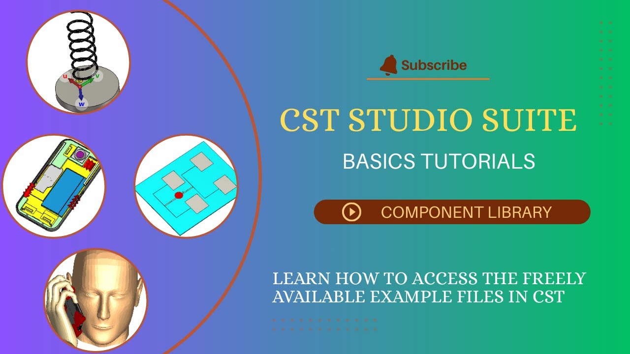 CST Basics Tutorial | How to access freely avaialble CST examle files and Antenna Designs in CST ...