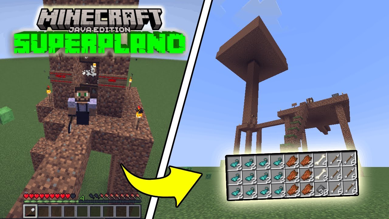 A FARM mais FÁCIL do MINECRAFT SUPERPLANO - YouTube