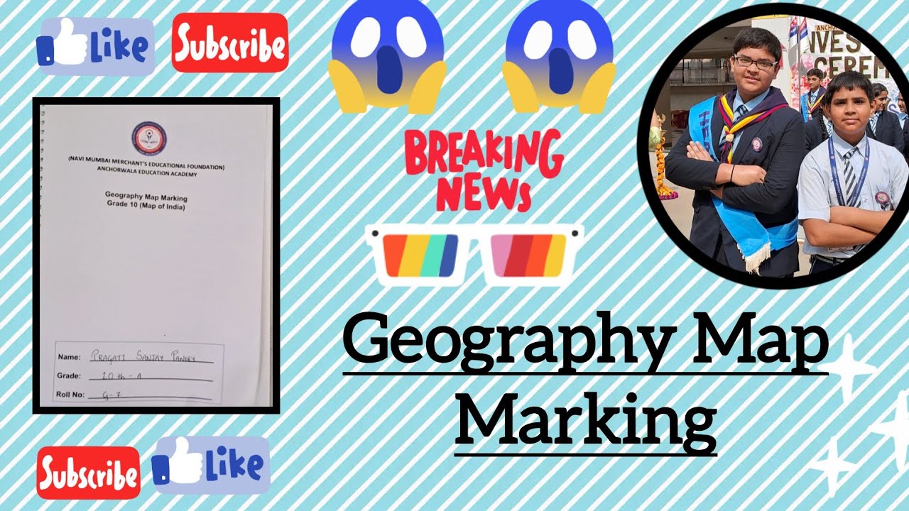 10th ICSE "Map Marking"@AkhileshPandey_10#Akkhies#reelitfeelit#reels# ...