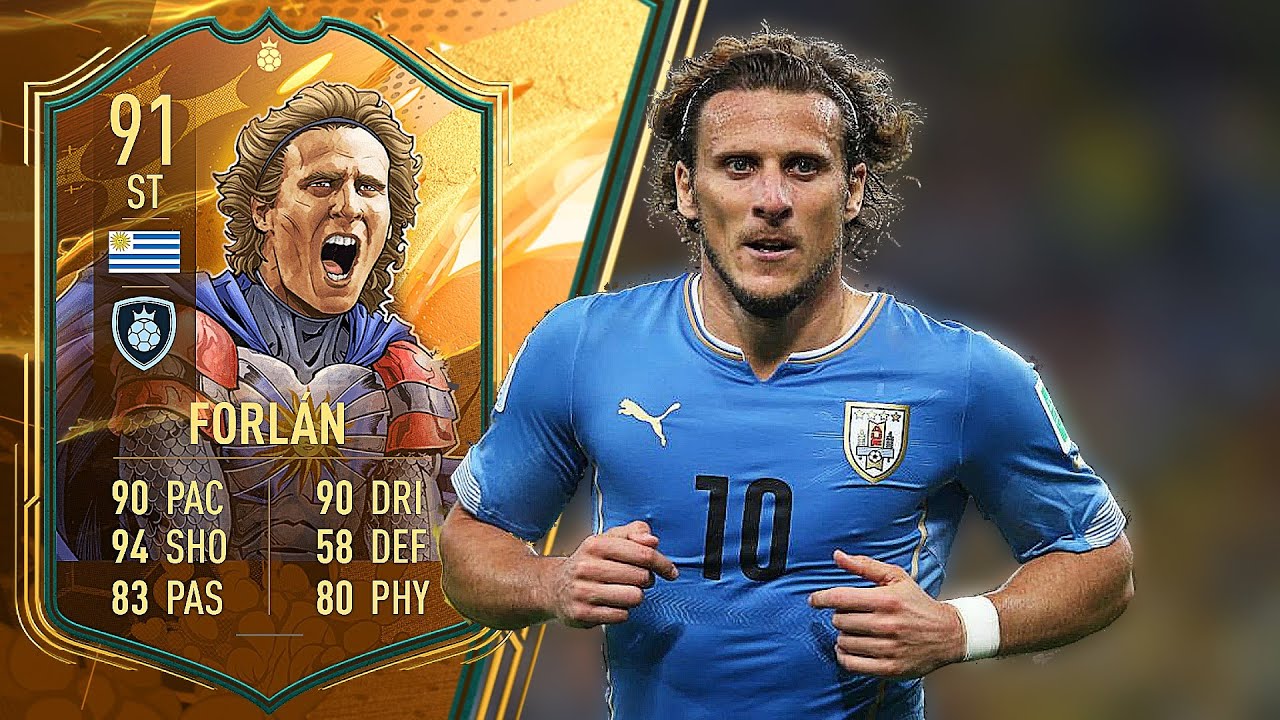 91 WORLD CUP HERO FORLAN PLAYER REVIEW FIFA 23 - YouTube