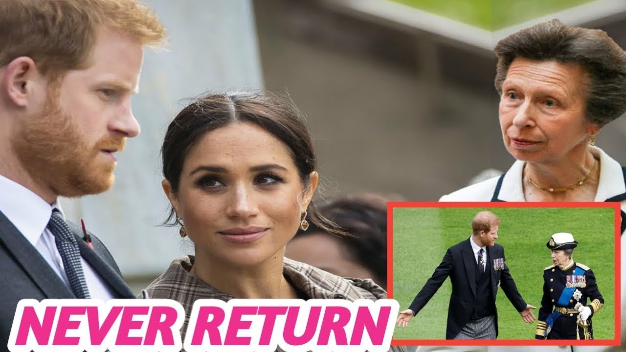 Heartbroken Princess Anne finally dares to warn Harry to never return ...