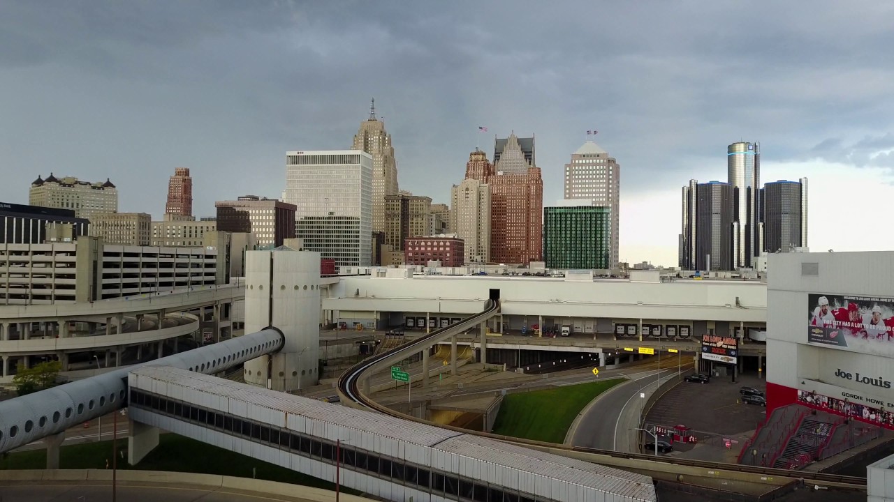 Detroit, MI Drone [4K] - YouTube