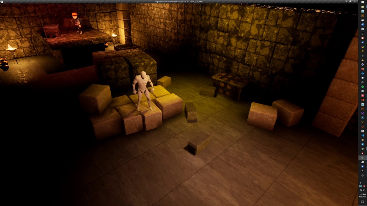 Level building test in Unreal Engine 4.26 - YouTube