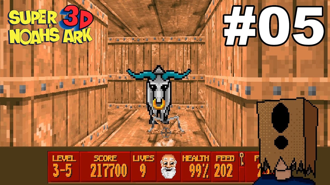 Let's Play Super 3D Noah's Ark #05: This Secret Level is as Tough as an Ox - YouTube
