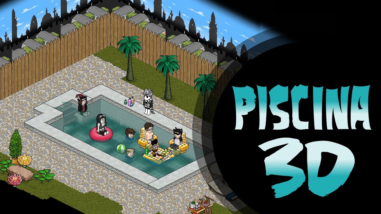 DIY Habblet: Piscina 3D - YouTube