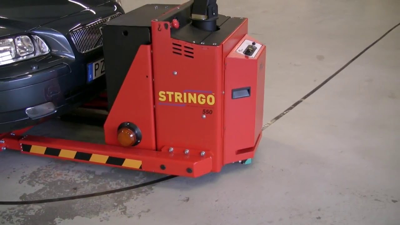 Stringo 550 AGV автомобильный манипулятор - YouTube