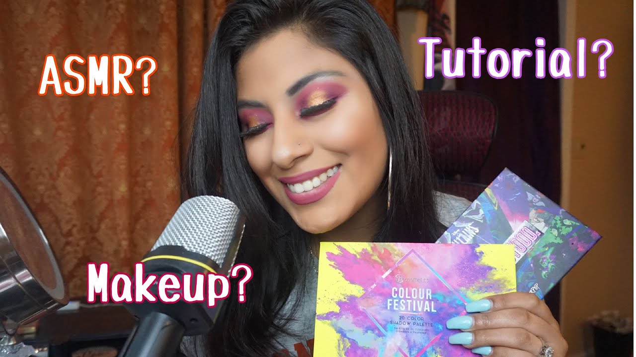 My First ASMR Makeup Tutorial! - YouTube