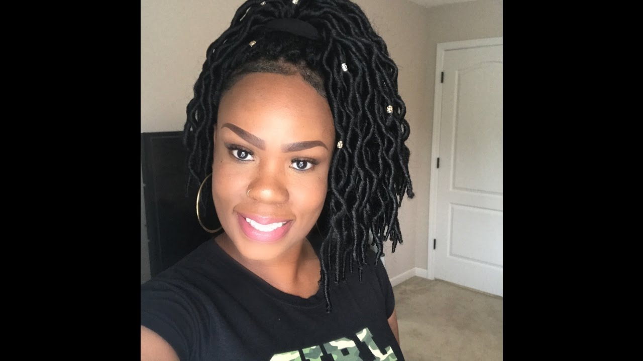 AMOUR CROCHET BRAIDS NATTY GODDESS DREADLOCKS 16" | Samsbeauty - YouTube