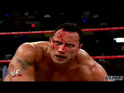 Kurt Angle vs The Rock No Mercy 2000 Highlights