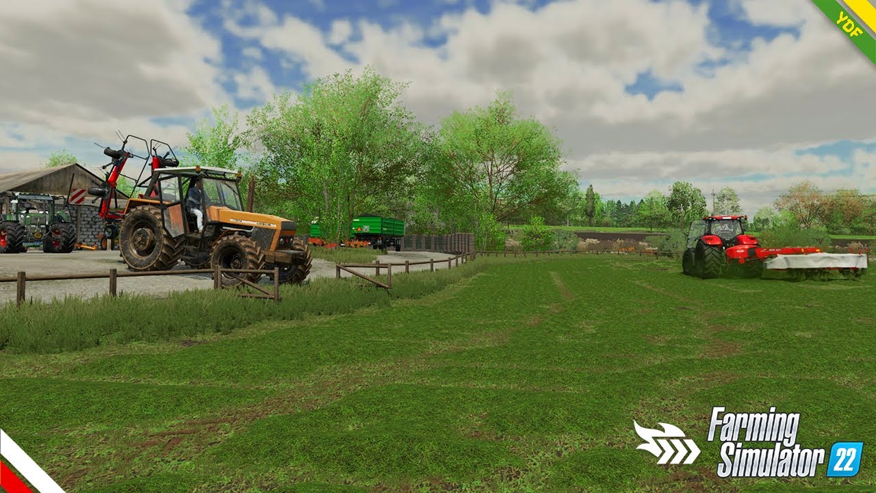 SIANOKOSY ŁĄKI, BRONOWANIE I SIEWY🔹Farming Simulator 22 - YouTube